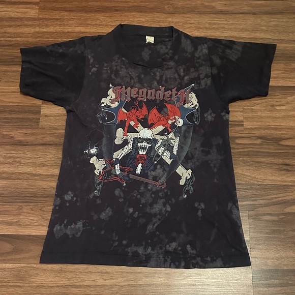 megadeth 80s t shirt